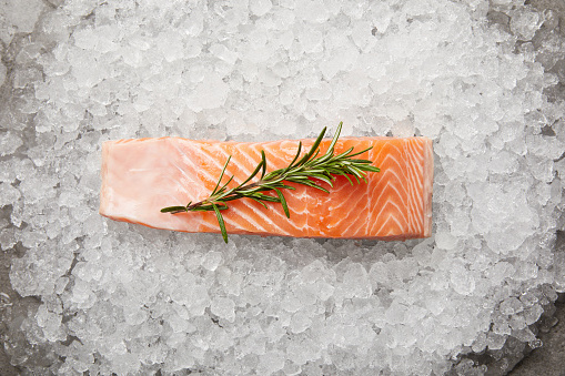 How long does salmon last in a freezer bag?