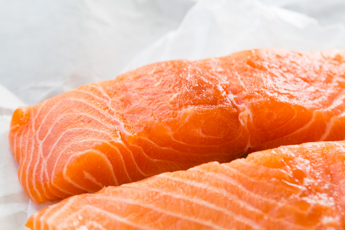 How long does salmon need to be cooked at 350?