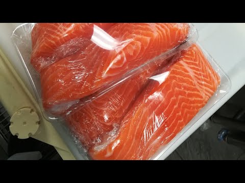 How long does shrink wrapped fish last in the freezer?