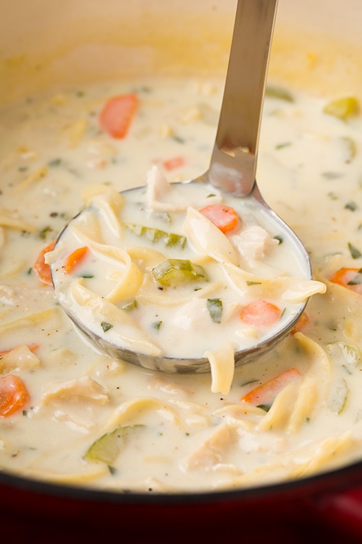 How long does soup with heavy cream last?