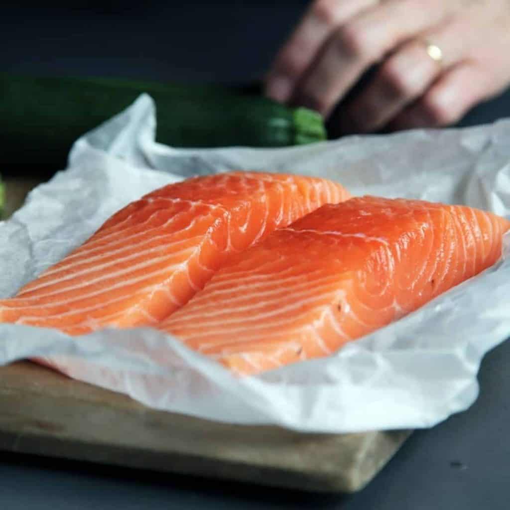 How long does uncooked sealed salmon last in the fridge?