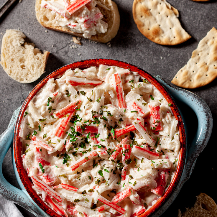 How long is imitation crab dip good for?
