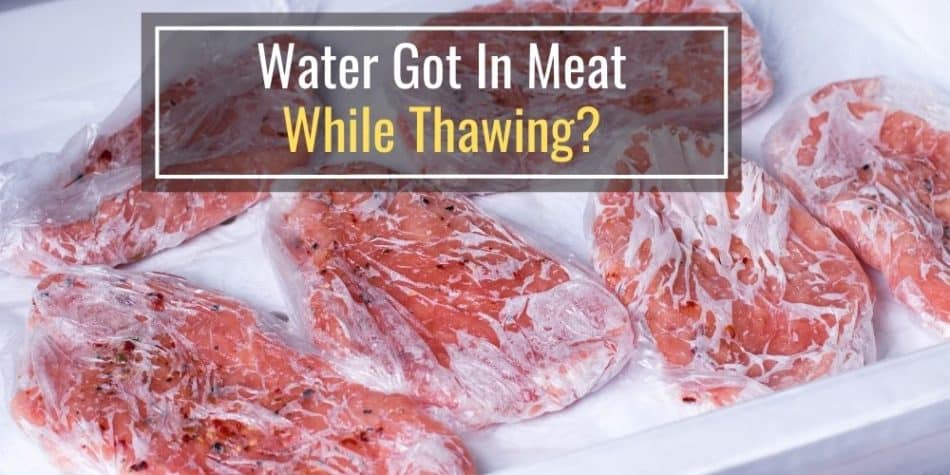How long is meat good after thawing in water?
