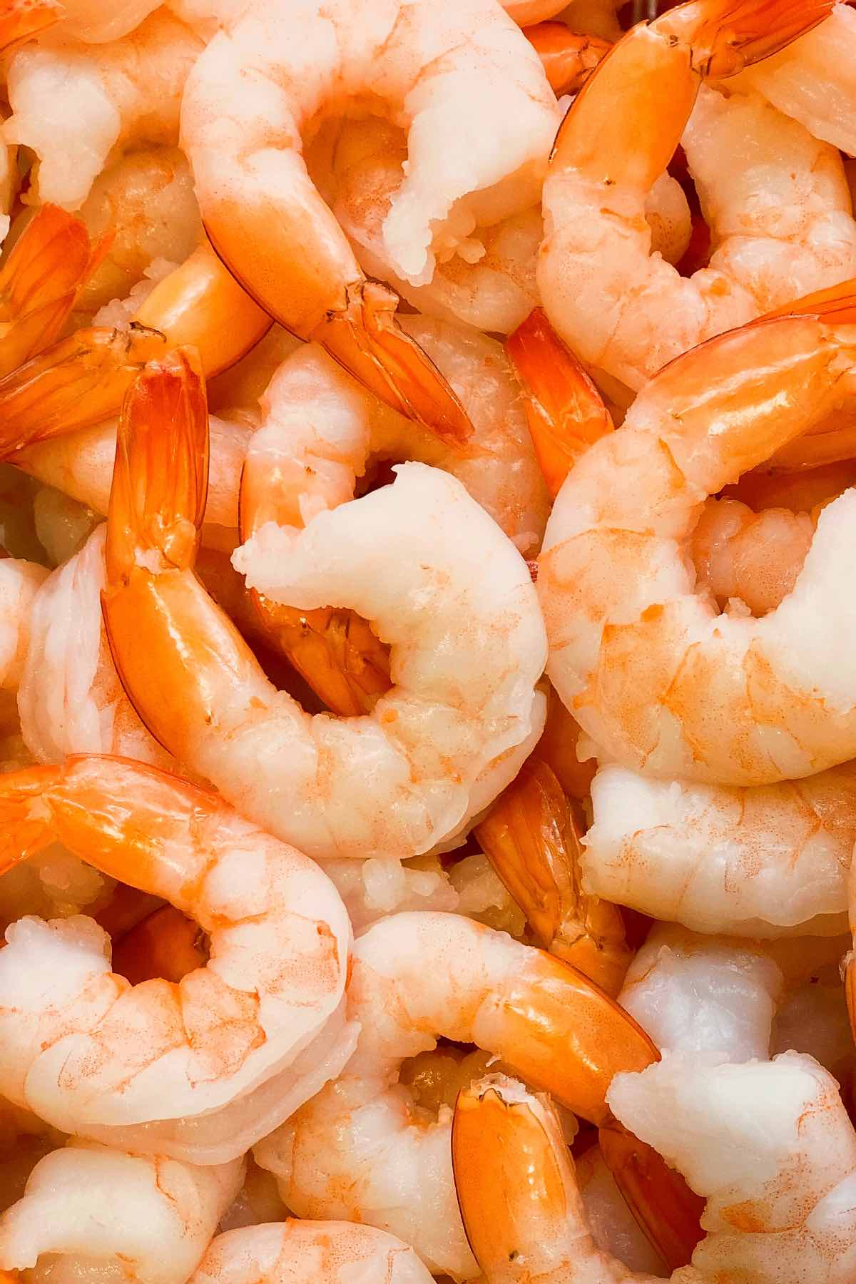 How long is previously frozen shrimp good in the fridge?