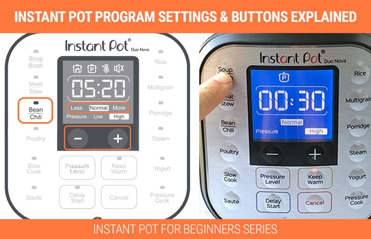 How long is the soup setting on Instant Pot?