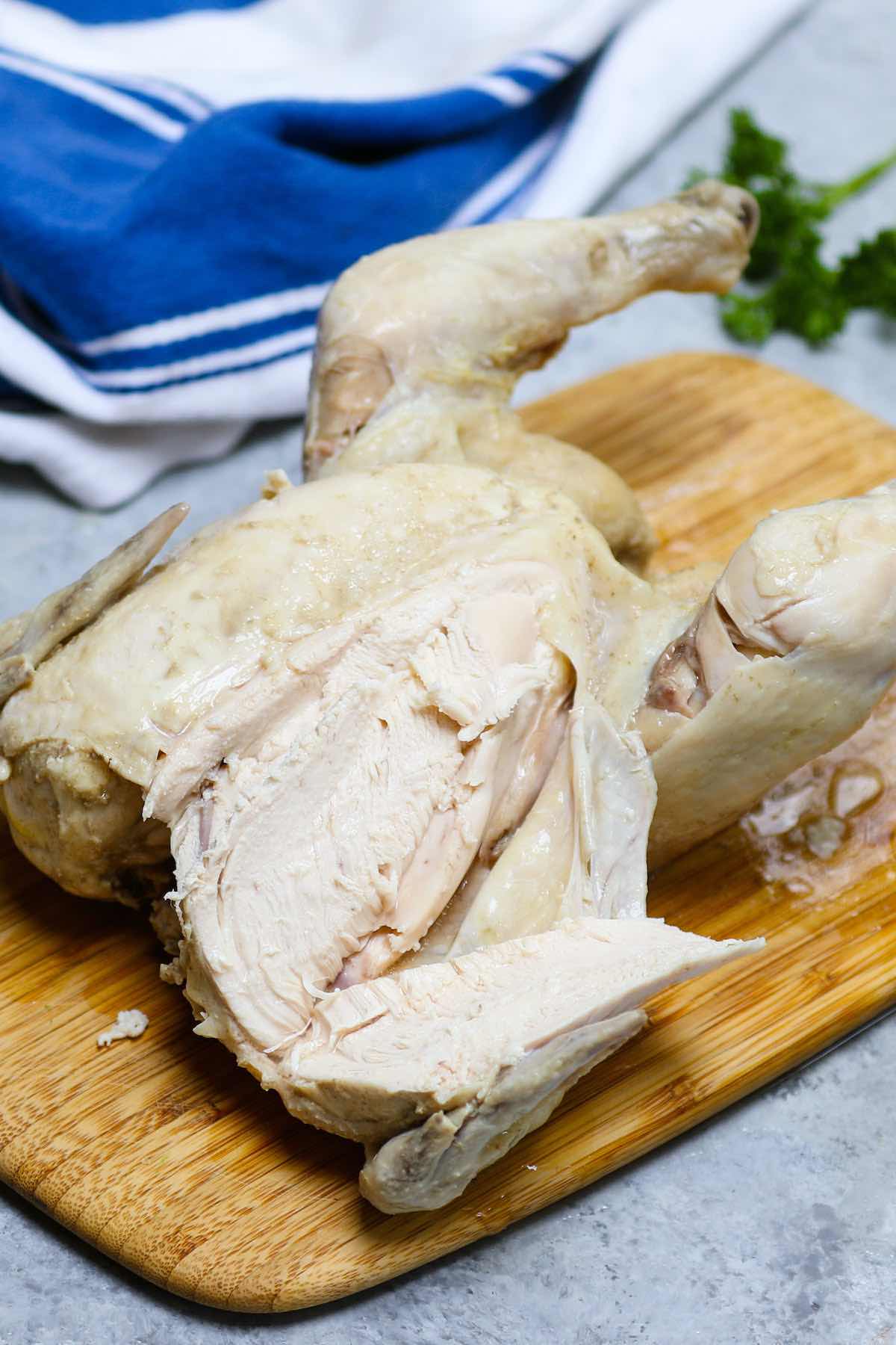 How long is too long to boil chicken?