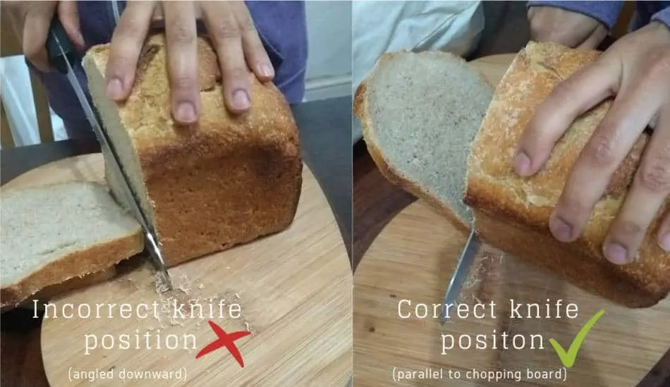 How long should bread sit before cutting?