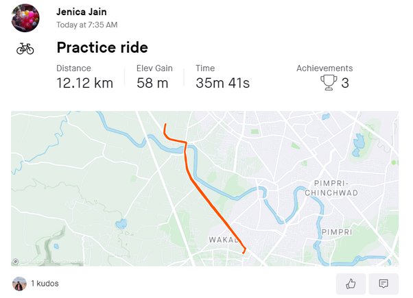 How long should it take to cycle 10km?