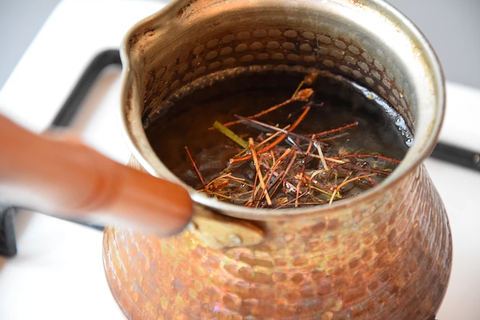 How long should you boil herbs?