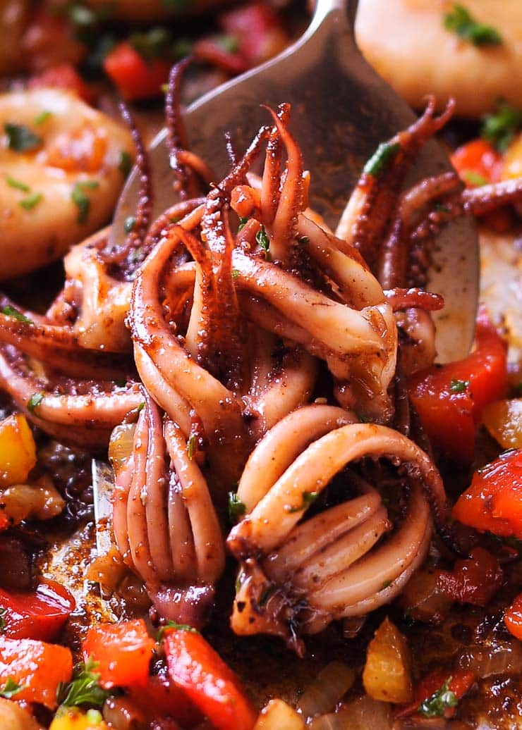How long should you cook calamari for?