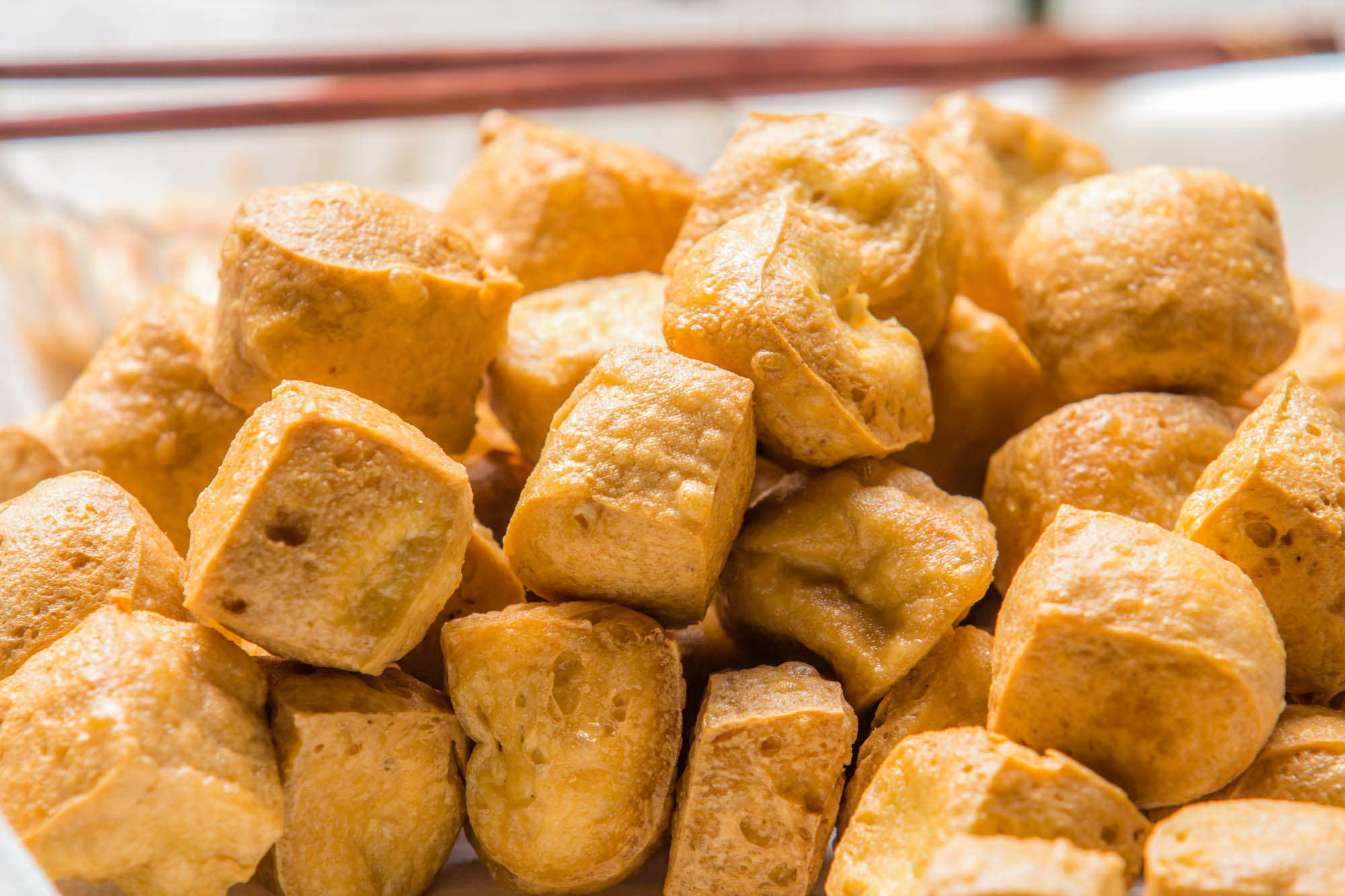 How long should you deep fry tofu for?