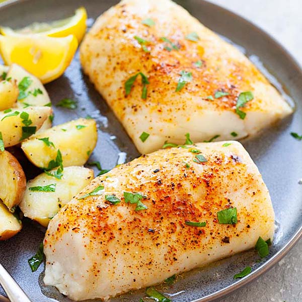 How long should you keep cod in the oven?
