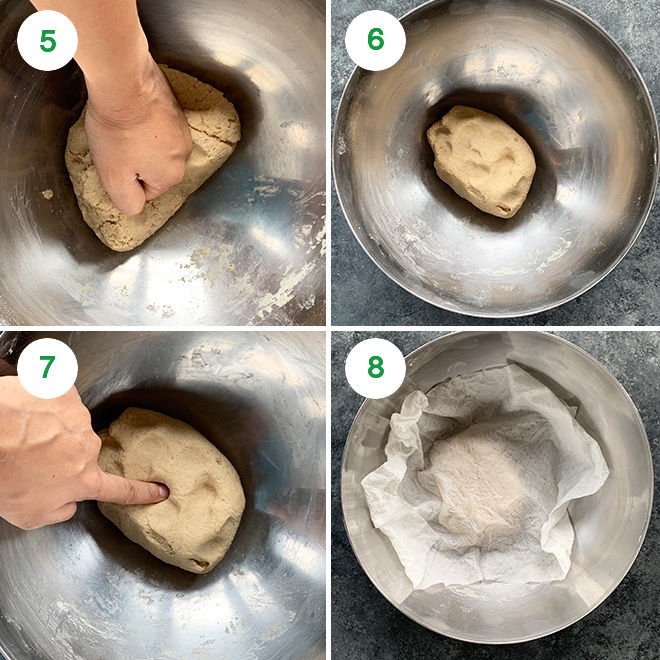 How long should you let roti dough rest?