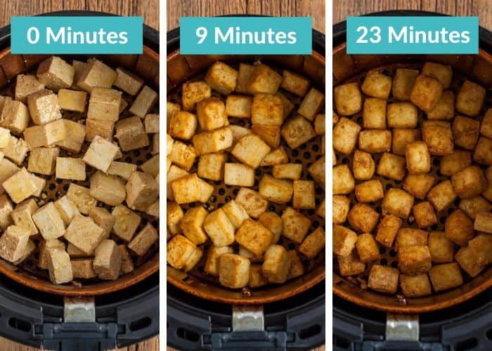 How long to cook tofu in an air fryer?