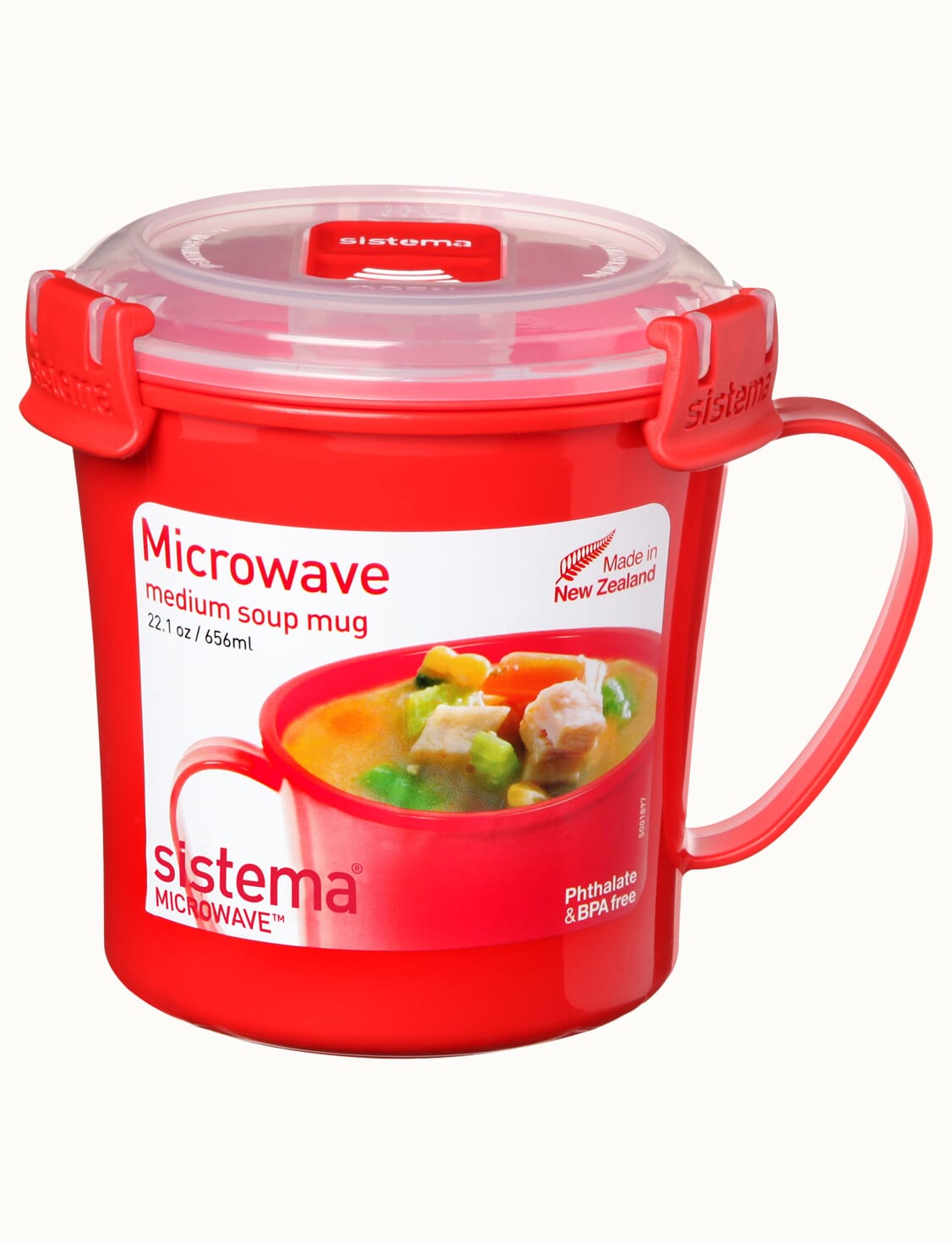 How long to heat a mug of soup in the microwave?