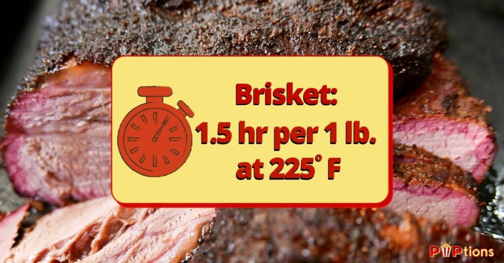 How long to smoke a 10 lb brisket at 225?