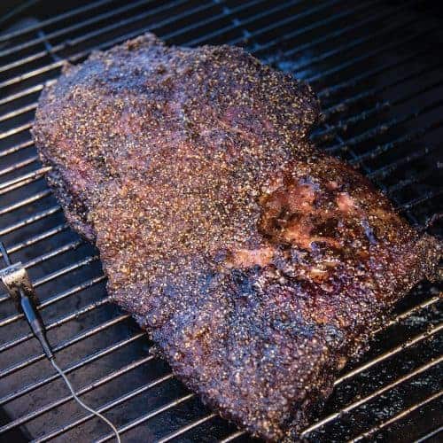 How long to smoke a fully cooked brisket?
