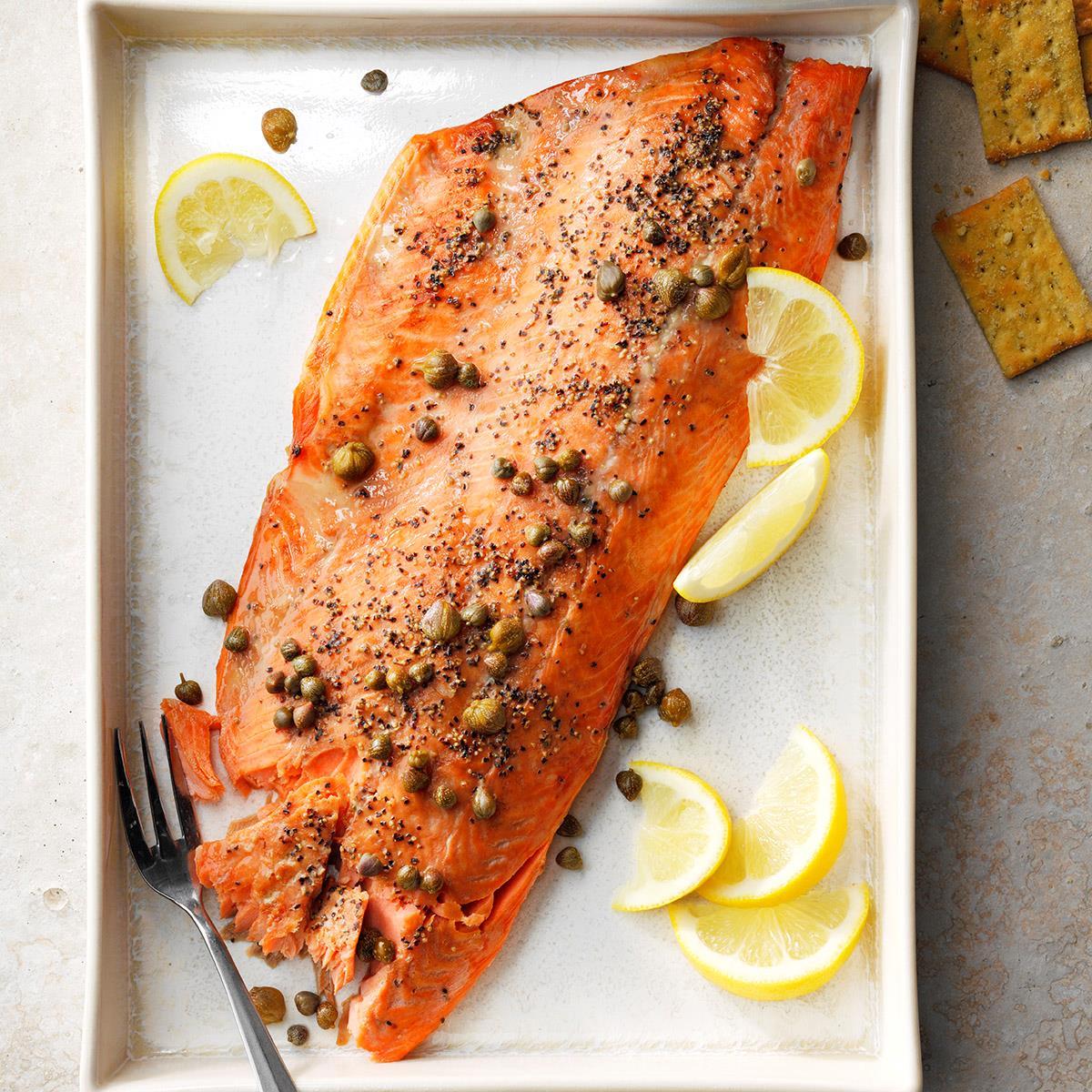 How long to smoke salmon fillet in oven?