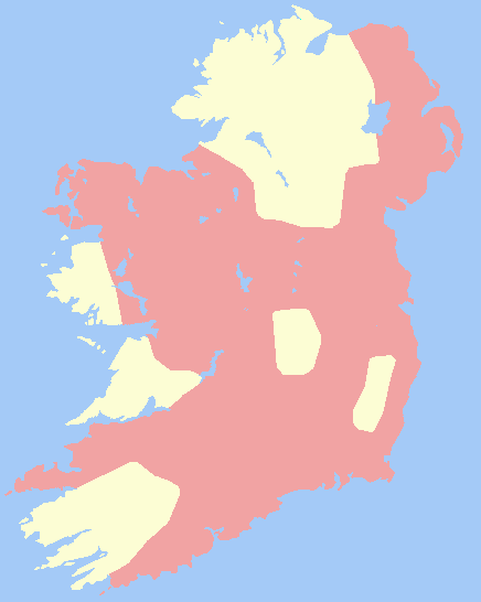 How long were the Irish under British rule?