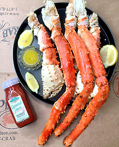 How many Alaskan crab legs are in a pound?