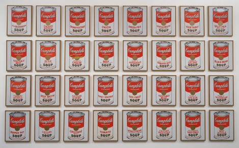 How many Andy Warhol Campbell soup paintings are there?