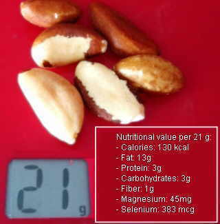 How many Brazil nuts are toxic to selenium?