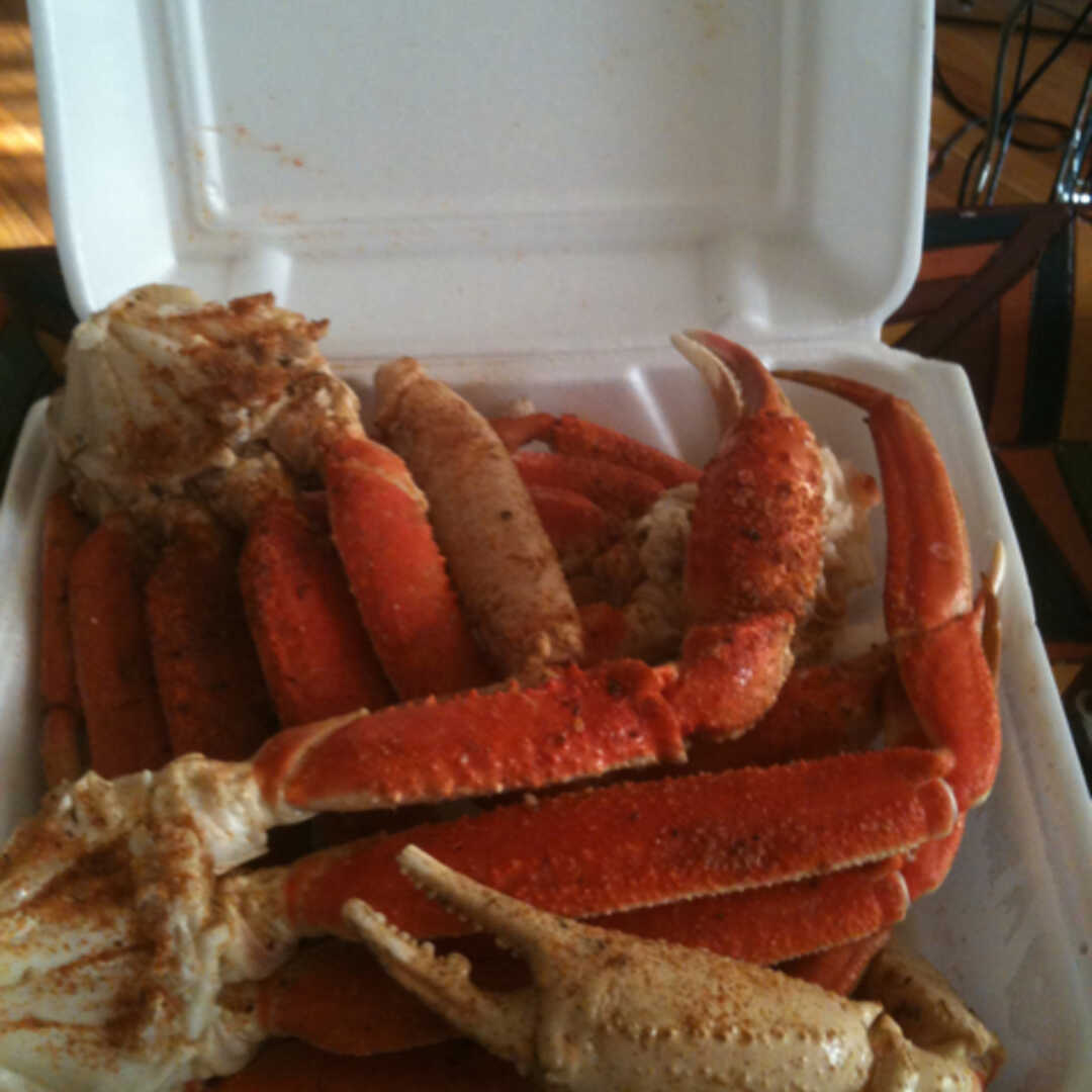 How many calories are in 6 crab legs?