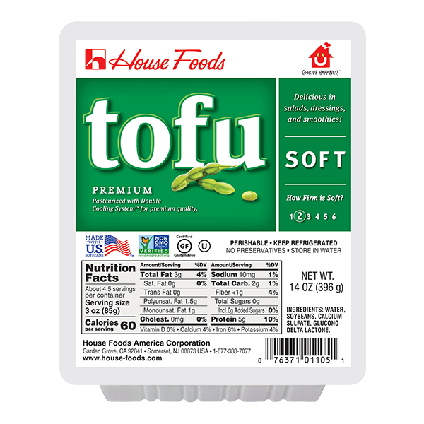How many calories are in a block of silken tofu?