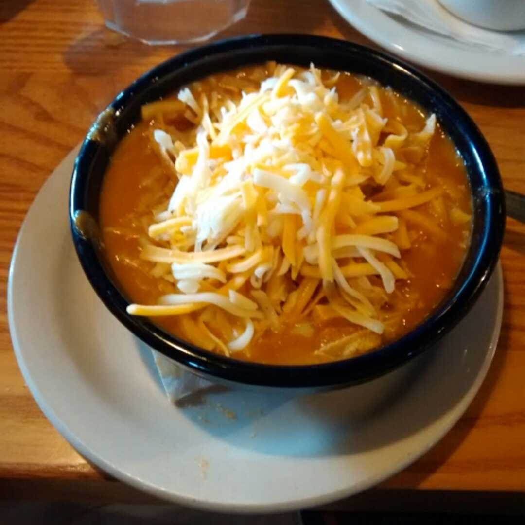 How many calories are in a bowl of enchilada soup from Chili's?