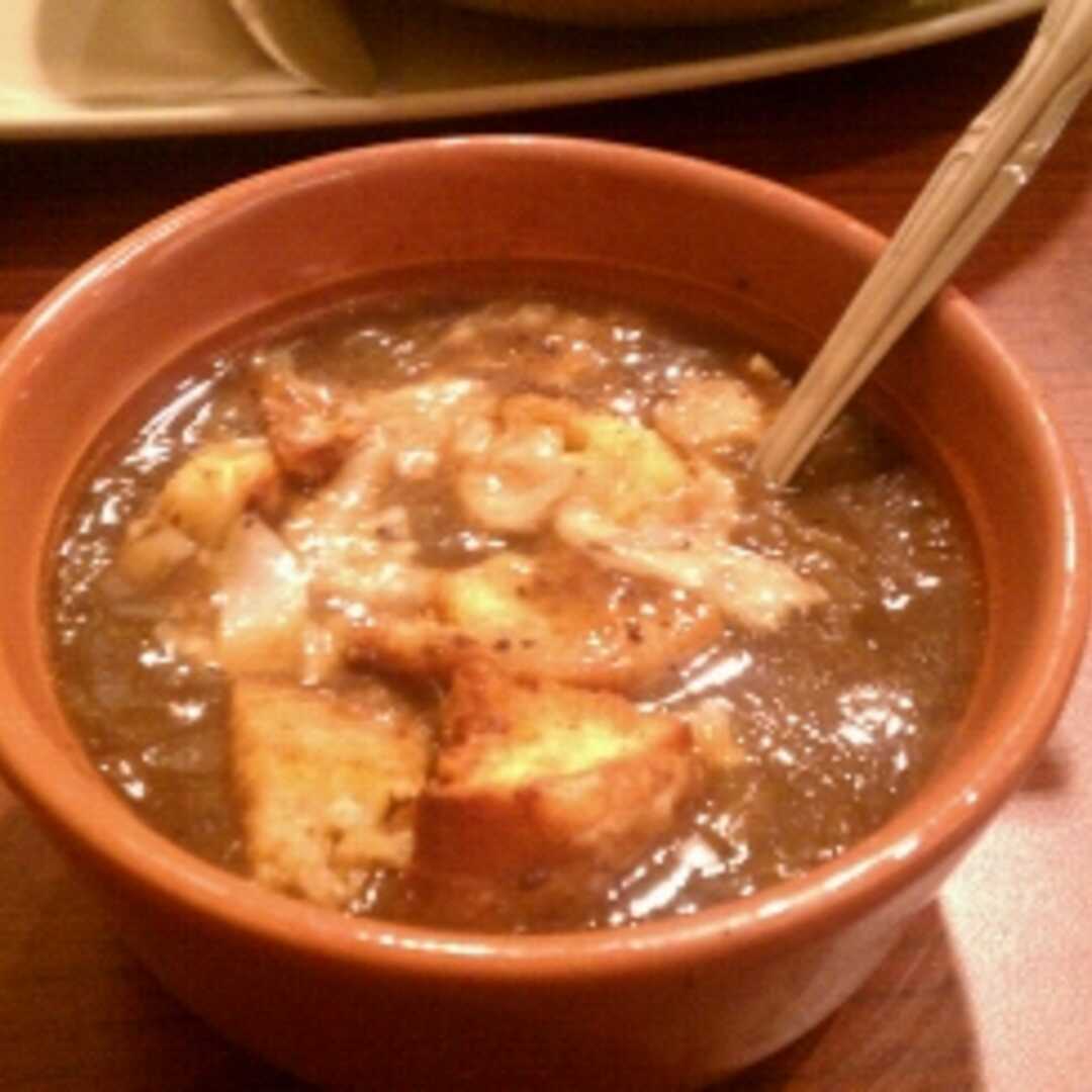 How many calories are in a bowl of French onion soup from Panera?