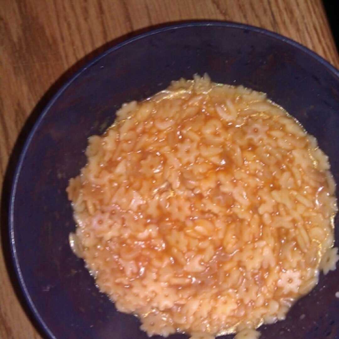 How many calories are in a bowl of sopa de fideo?