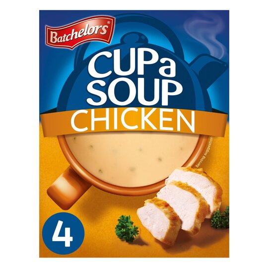 How many calories are in a chicken cup of soup?