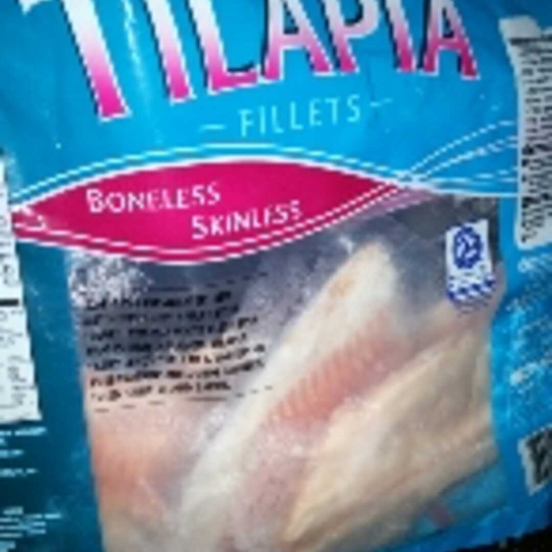 How many calories are in a fillet of tilapia?