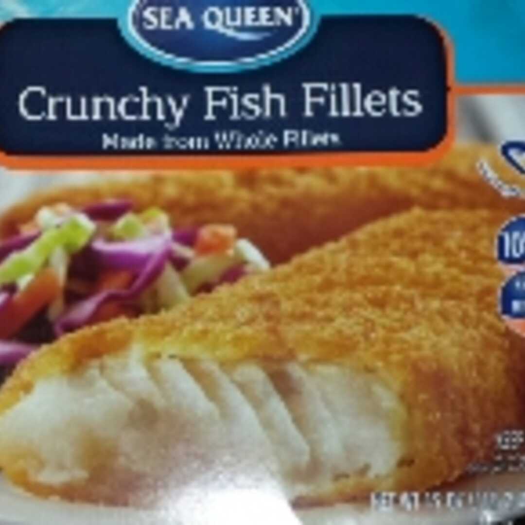 How many calories are in a fried fish patty?