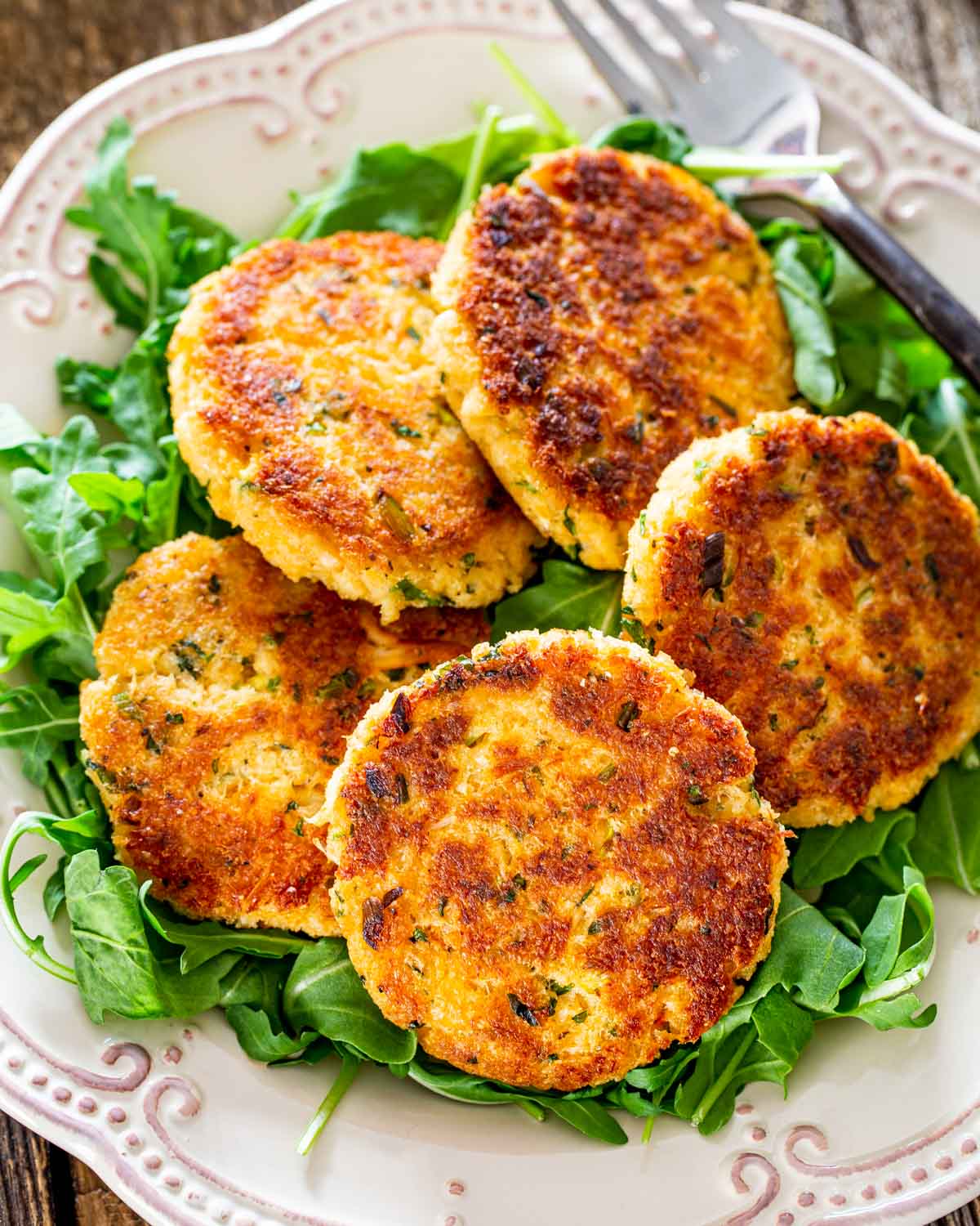 How many calories are in a pan seared crab cake?