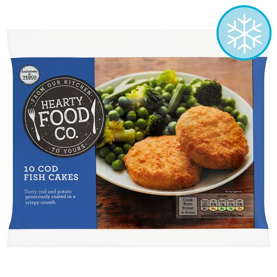 How many calories are in a small fish cake?