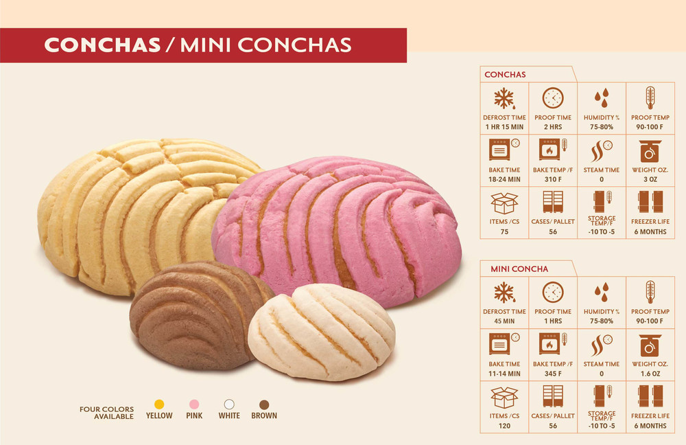 How many calories are in a small pink Concha?