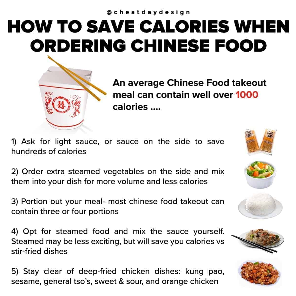 How many calories are in an average Chinese meal?
