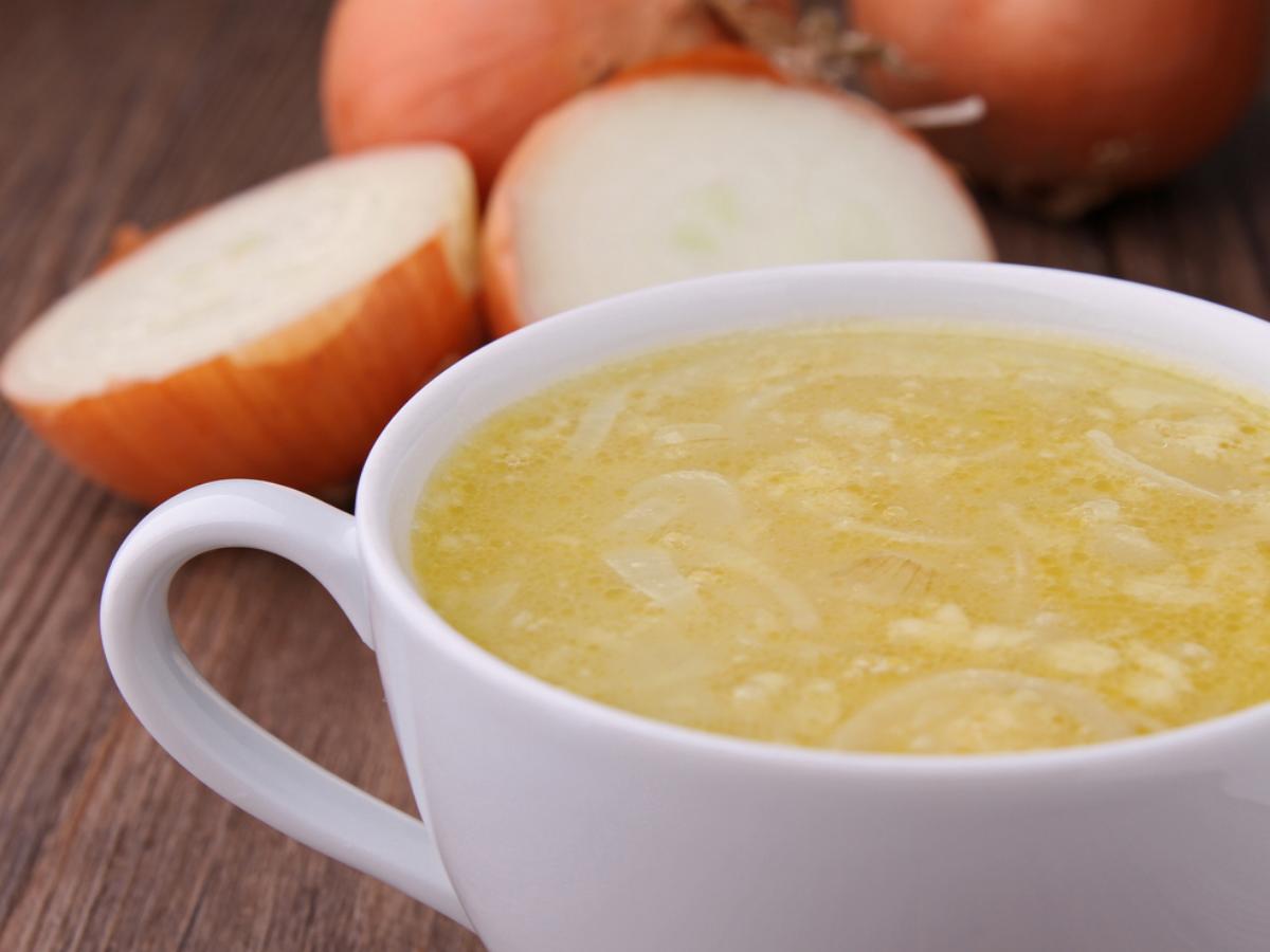 How many calories are in creamy onion soup?