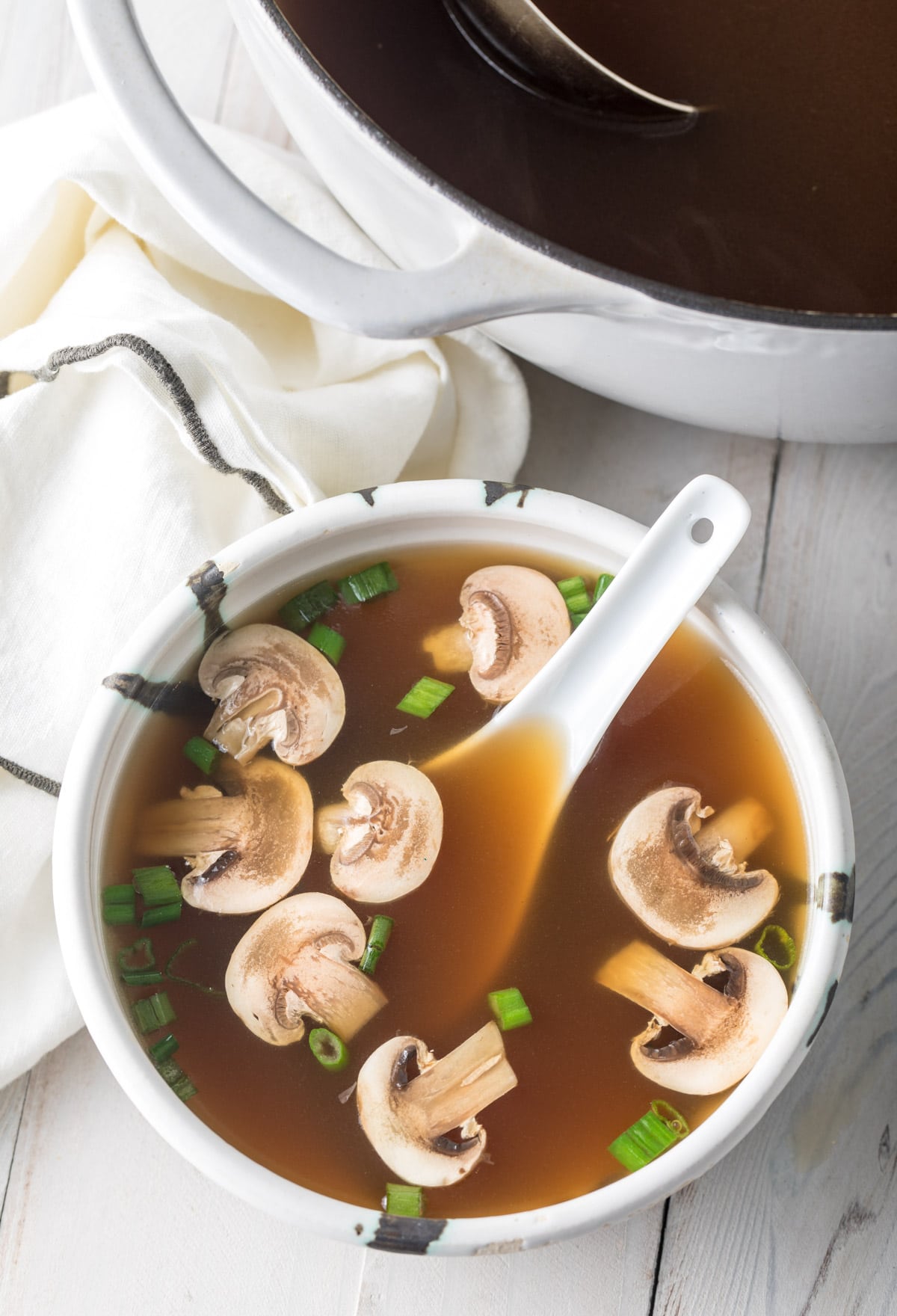 How many calories are in hibachi miso soup?