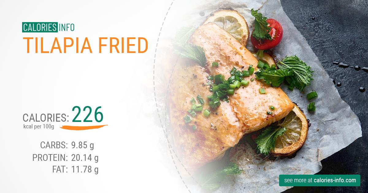 How many calories are in one fried fish?