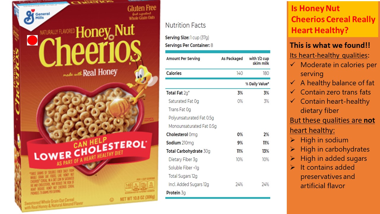 How many calories are in one honey nut cheerios?
