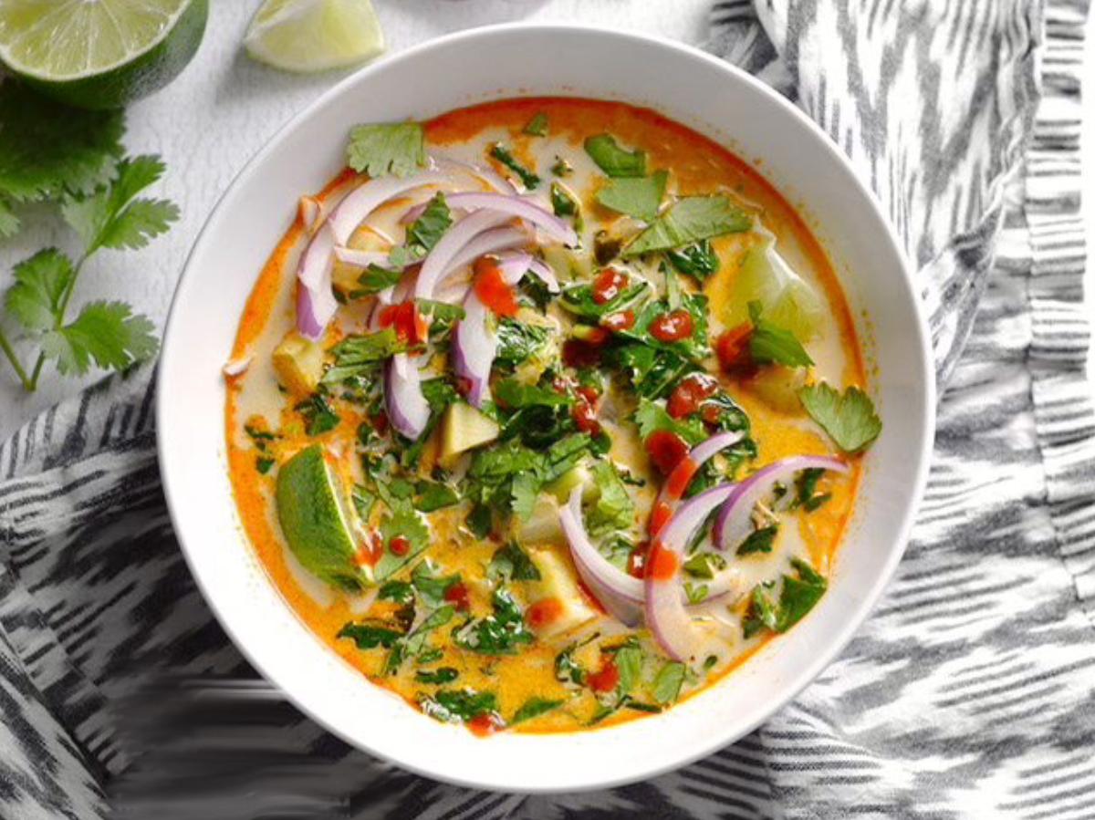 How many calories are in Thai soup?