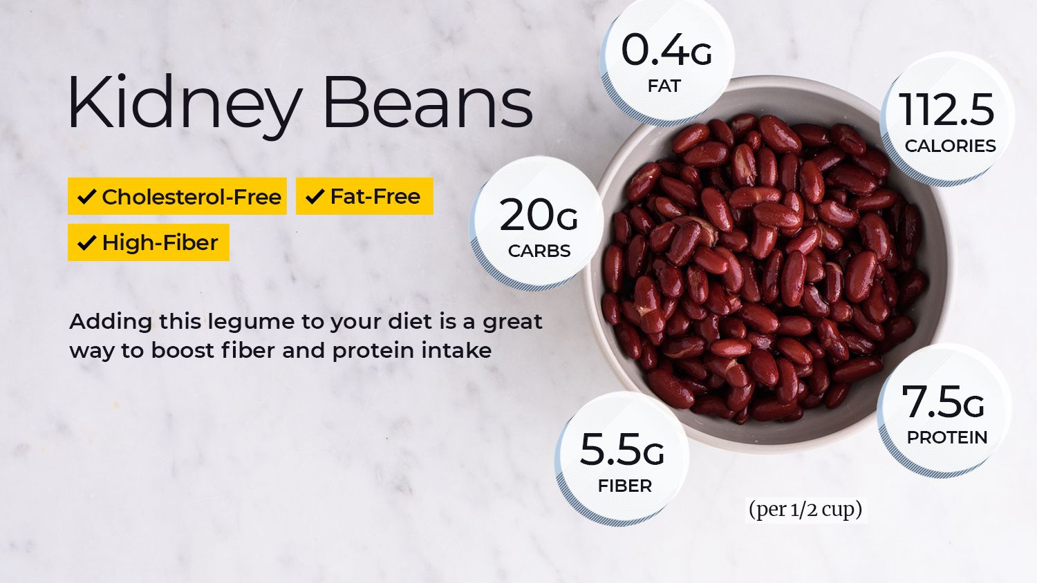 How many calories do red peas have?