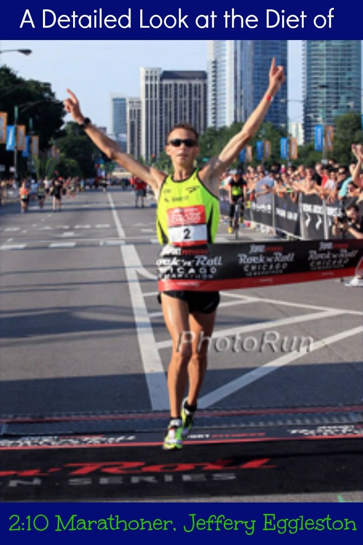How many calories does an elite marathon runner eat?