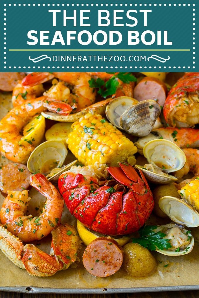 How many calories in a seafood boil?