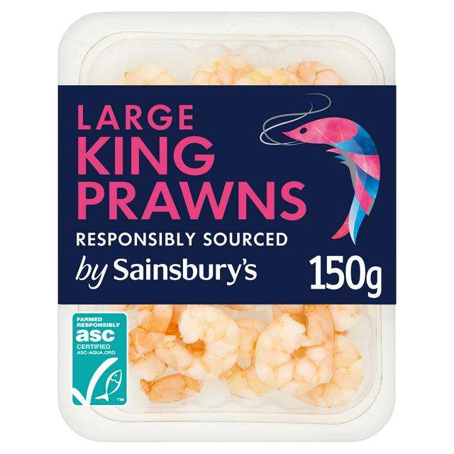 How many calories in Sainsbury's king prawns?