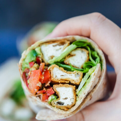 How many calories is a tofu wrap?