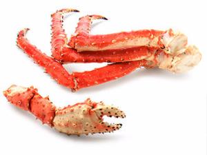 How many calories is a whole king crab?