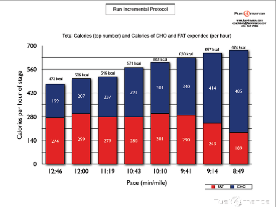 How many calories per hour should I eat while running?